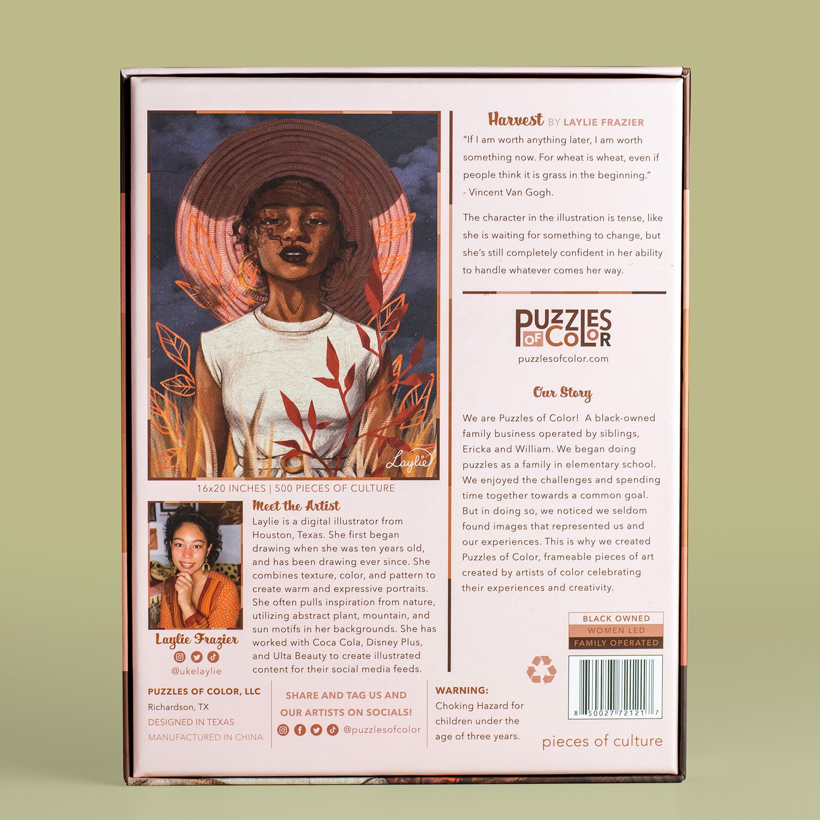 "Harvest" by Laylie Frazier – Puzzles of Color